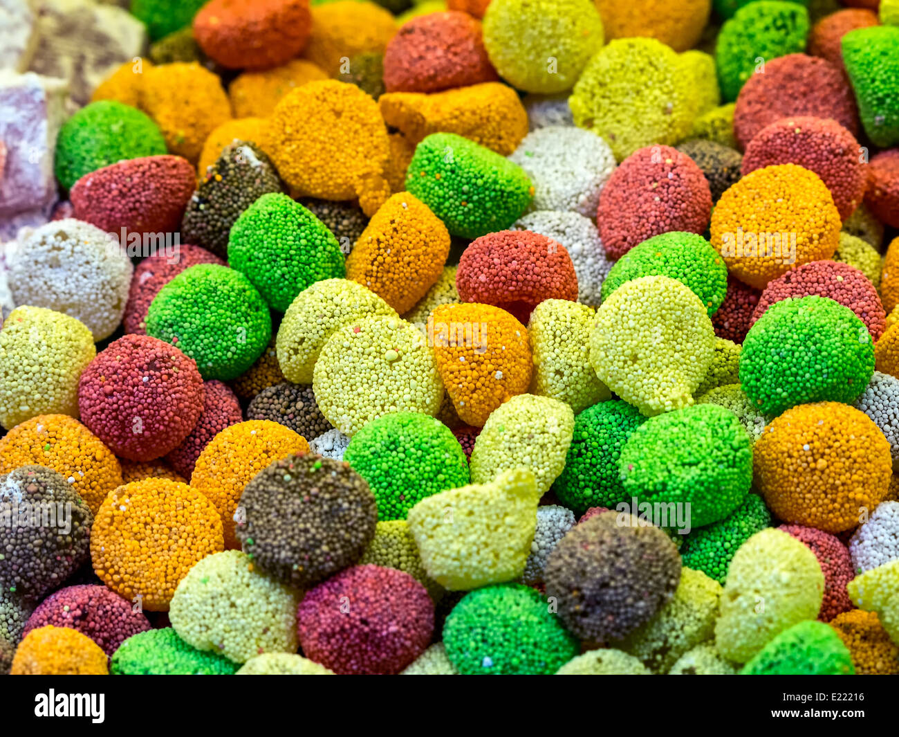 Colorful collage of candies and sweets Stock Photo - Alamy