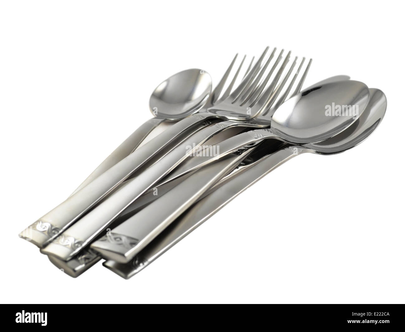 Silverware set Cut Out Stock Images & Pictures - Alamy