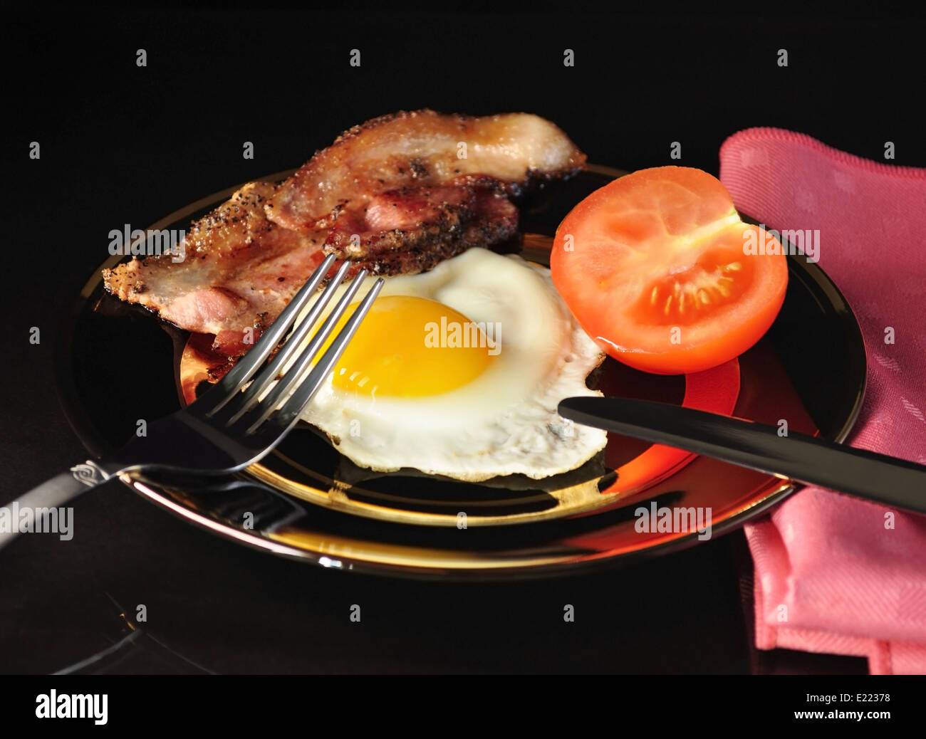 egg and bacon Stock Photo - Alamy