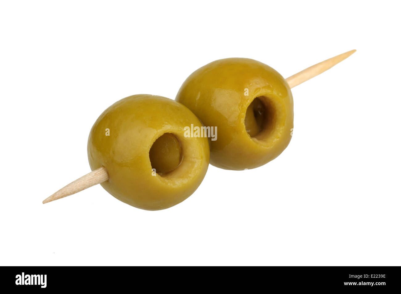 Olive on a stick Cut Out Stock Images & Pictures - Alamy