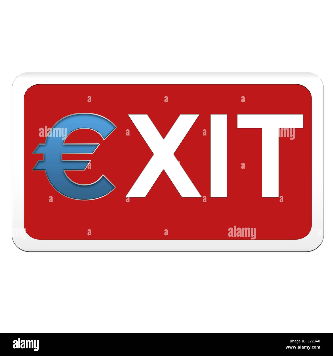 Red exit sign hi-res stock photography and images - Alamy