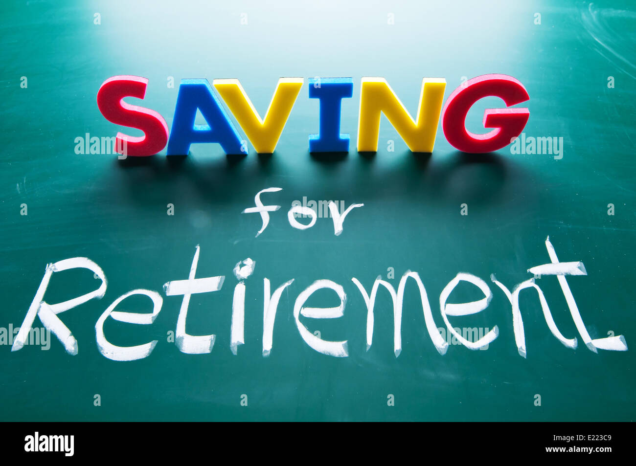 Saving for retirement concept Stock Photo - Alamy