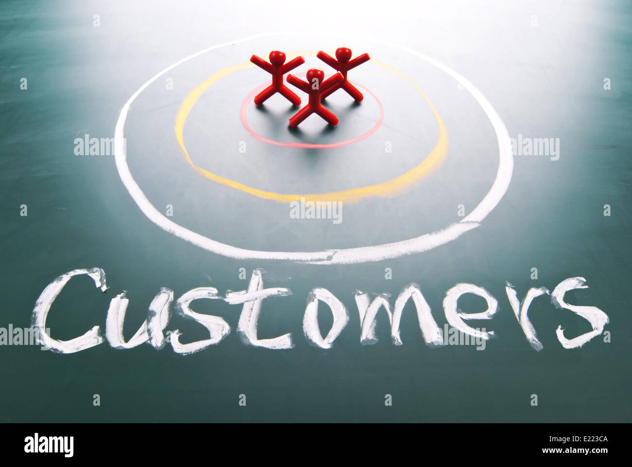 Target your customers Stock Photo - Alamy