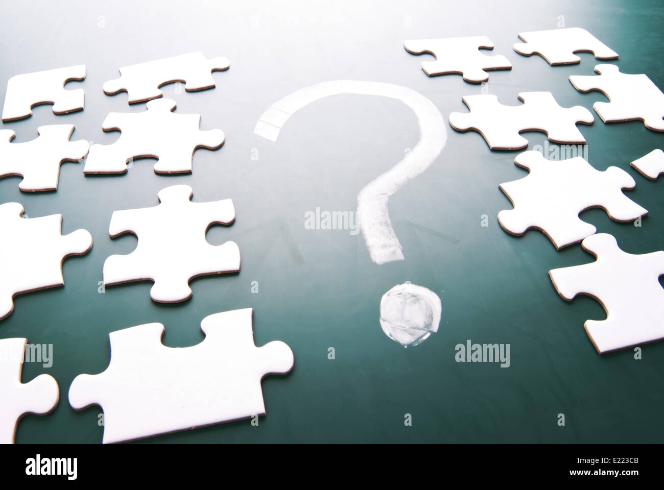 Puzzle piece question mark hi-res stock photography and images - Alamy