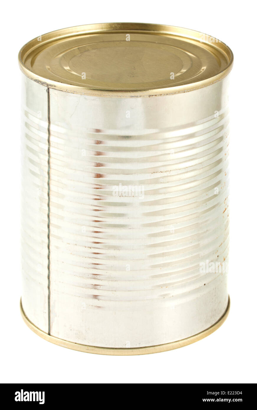 Old tin can lid hi-res stock photography and images - Alamy