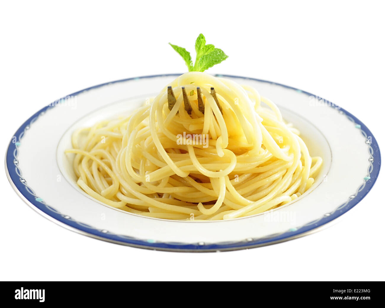 Restaurant spaghetti Cut Out Stock Images & Pictures - Alamy