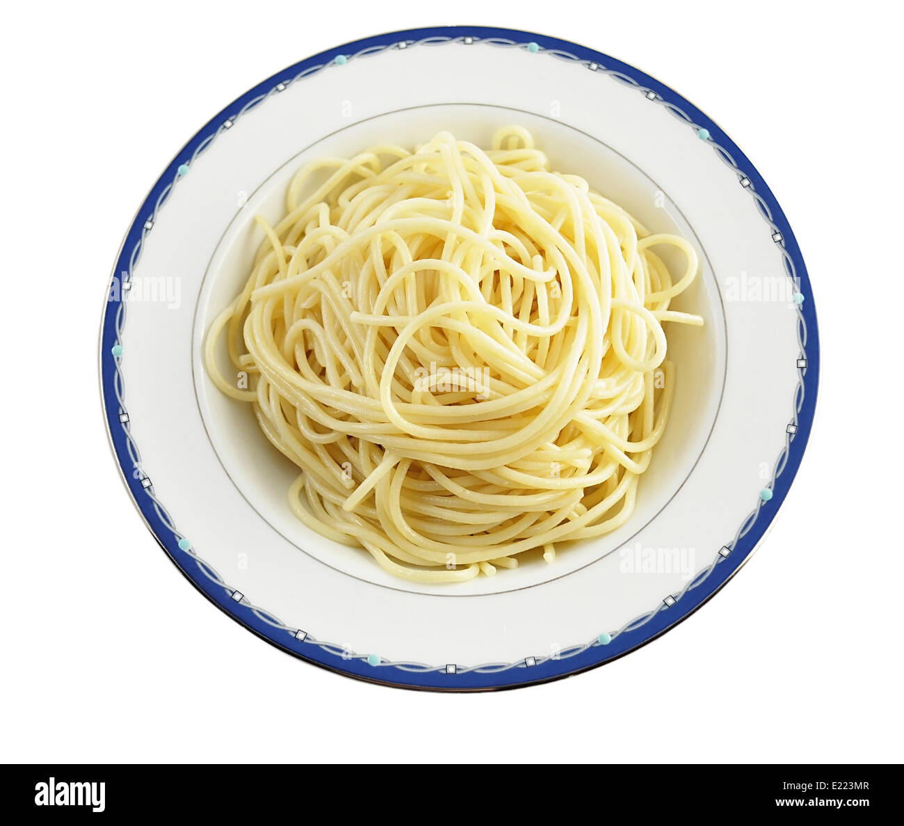 spaghetti on a plate Stock Photo - Alamy