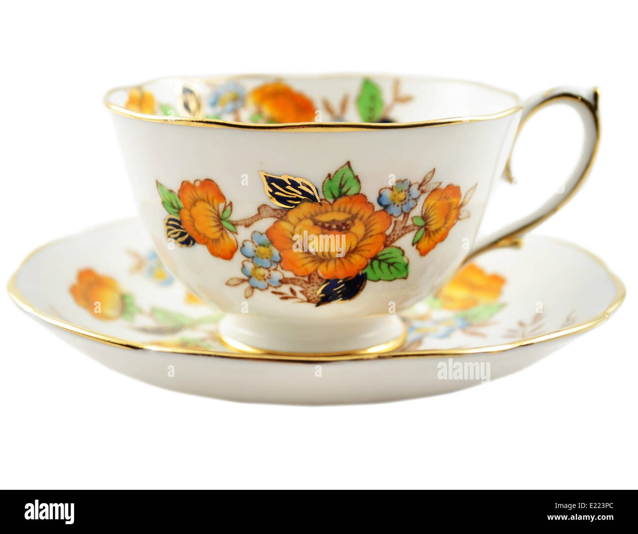 vintage coffee cup Stock Photo - Alamy