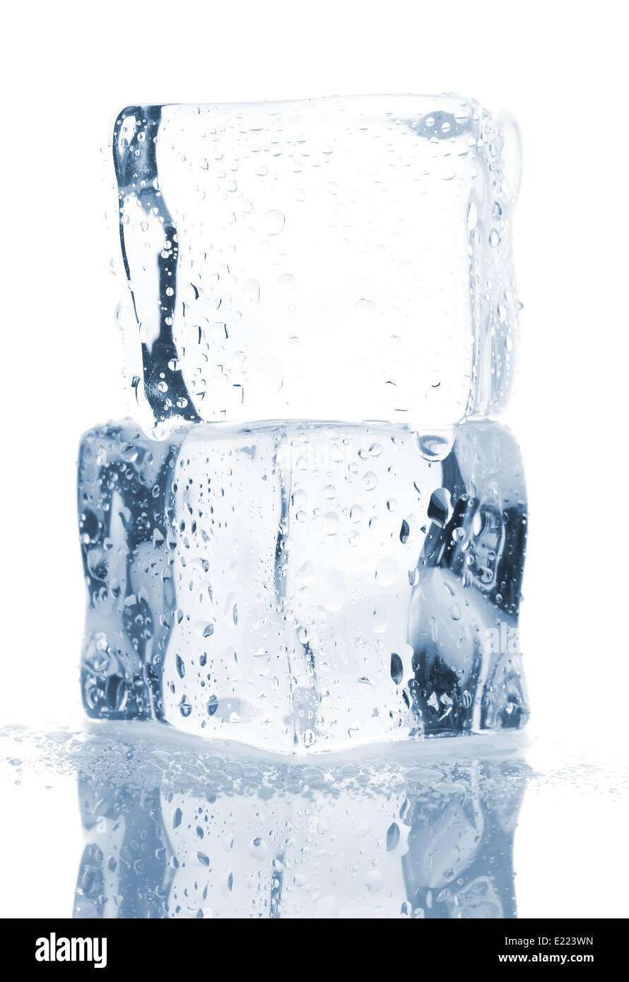 Two ice cubes Stock Photo - Alamy