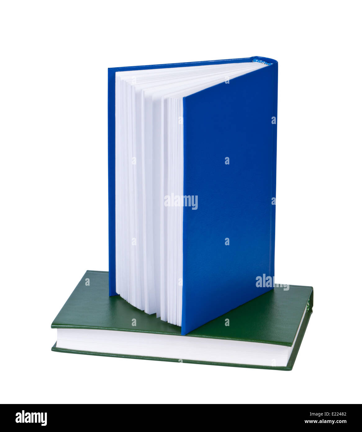 Two books on a white background Stock Photo - Alamy