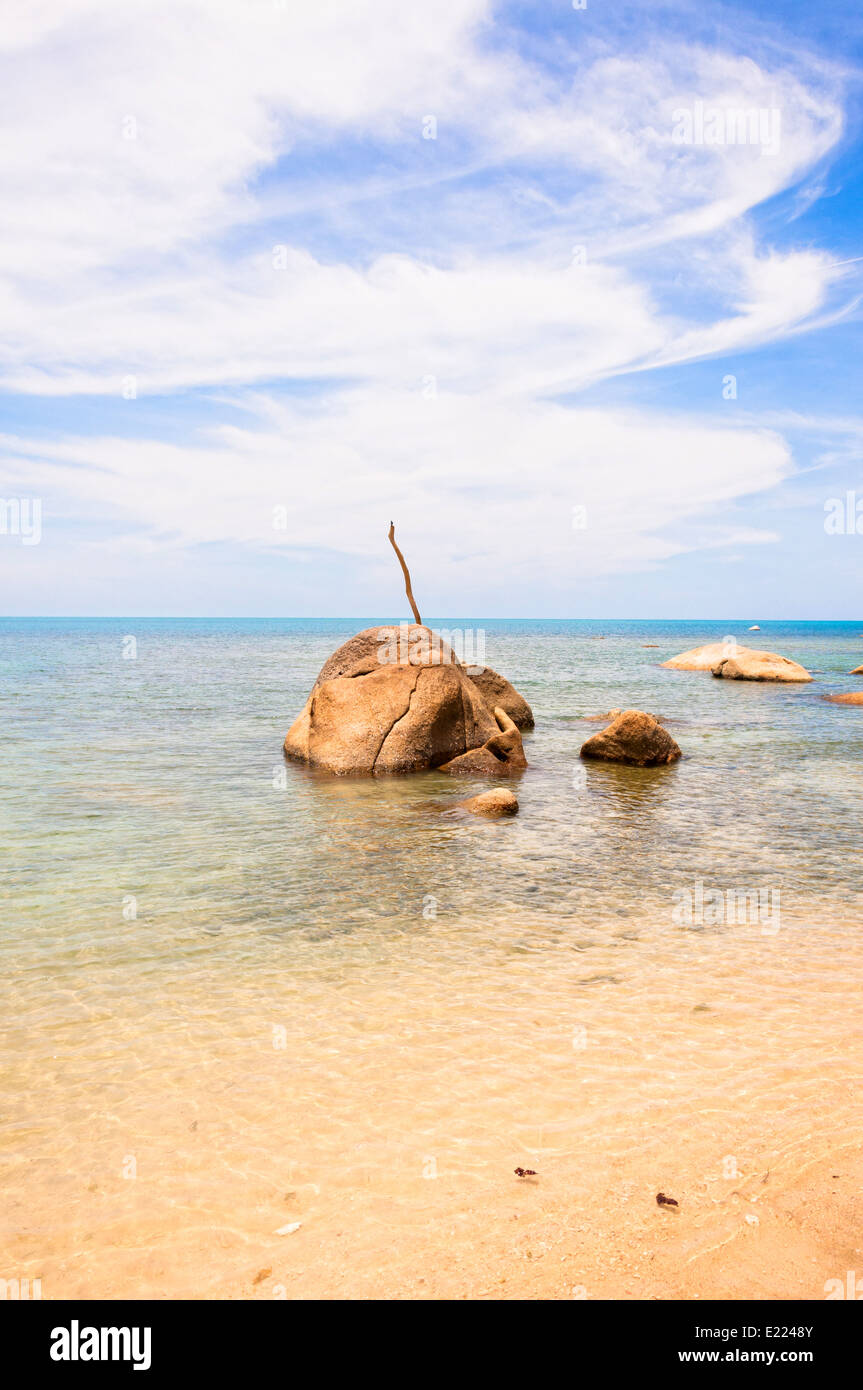 Picturesque rocks and azure sea. Koh Samui Stock Photo - Alamy