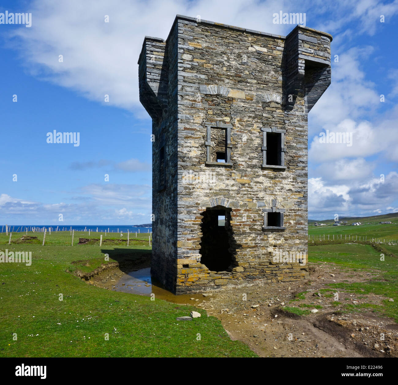 Napoleonic signal watch tower Malin Beg County Donegal Ireland Stock ...