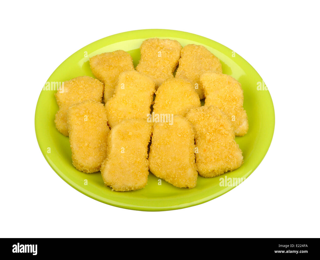 chicken nuggets on a plate Stock Photo - Alamy
