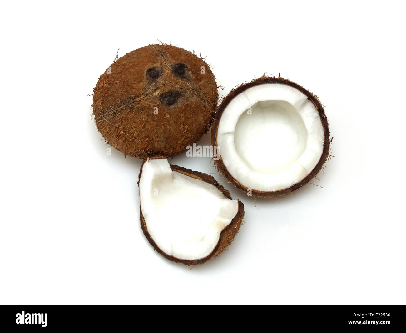 Coconut dishes Cut Out Stock Images & Pictures - Alamy