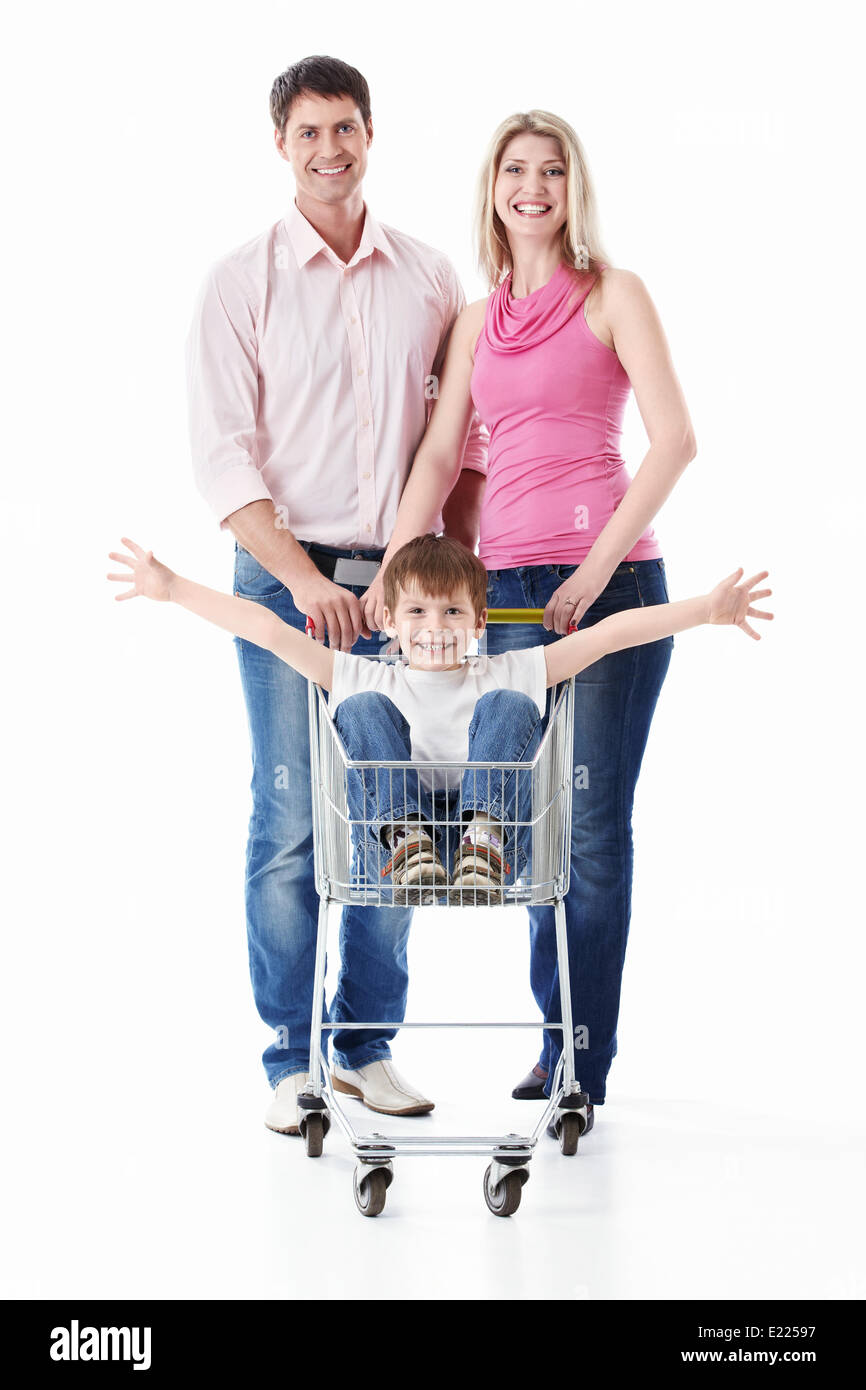 Family kids joy Cut Out Stock Images & Pictures - Alamy