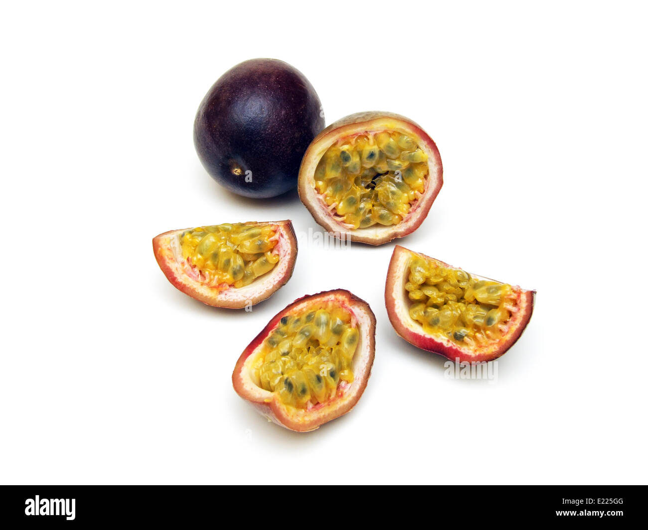 passion fruit (Passiflora edulis Stock Photo - Alamy