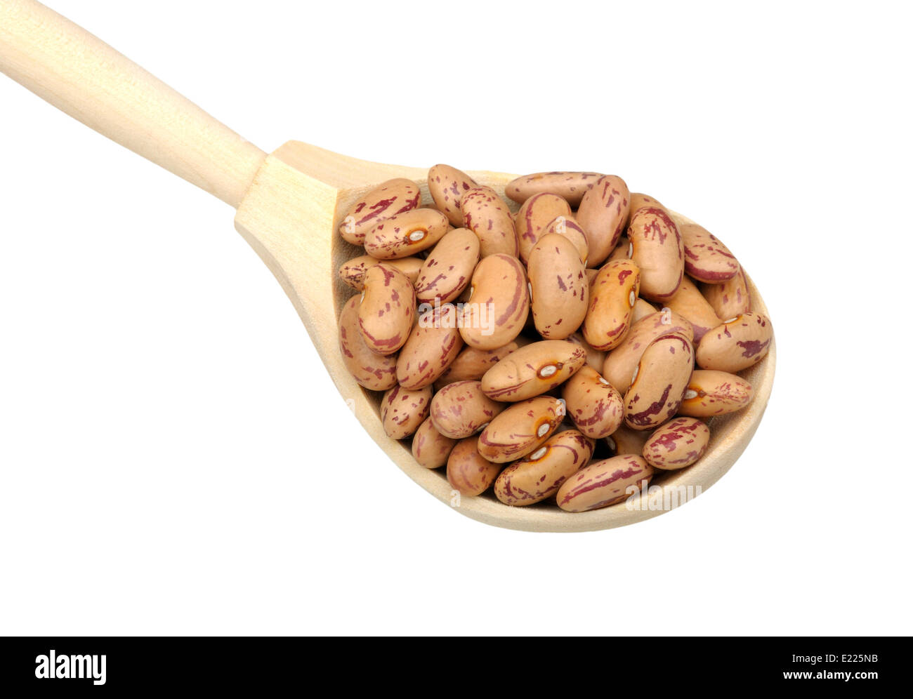 Pinto bean beans wooden Cut Out Stock Images & Pictures - Alamy