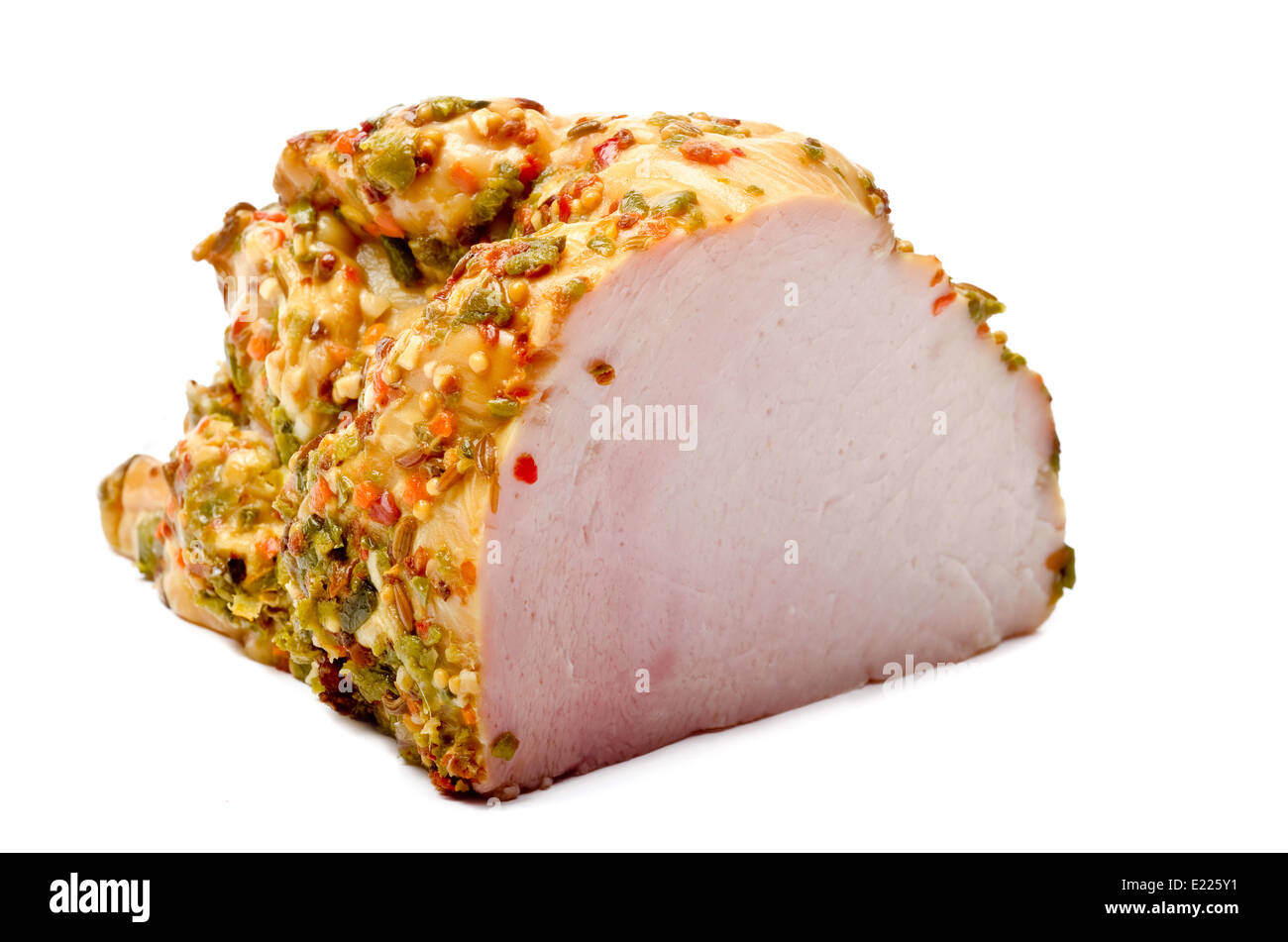 Ham with spices Stock Photo - Alamy
