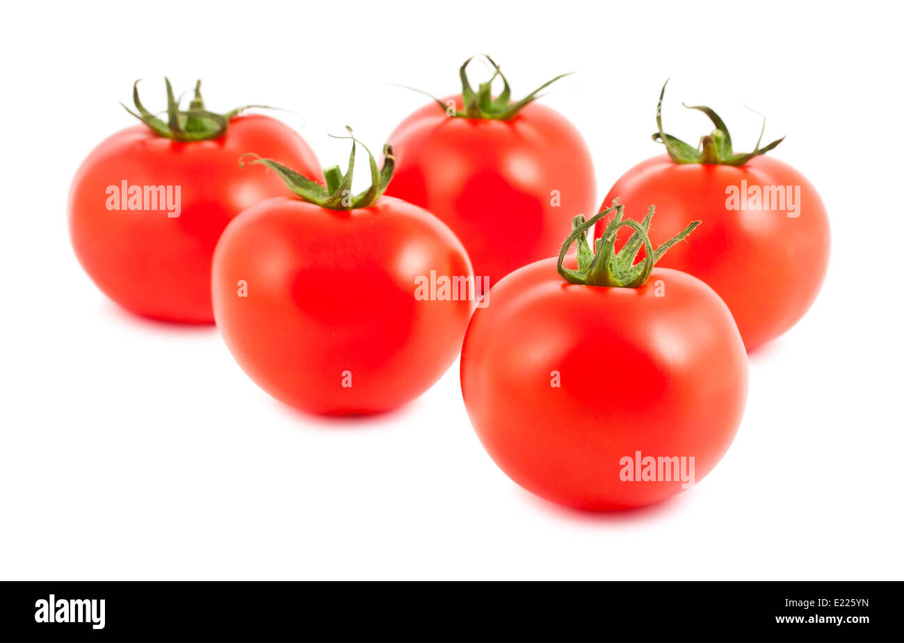 Five ripe tomatoes Stock Photo - Alamy