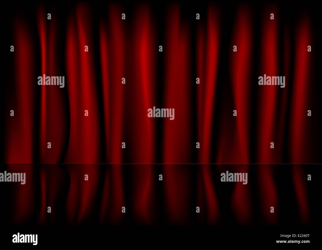 red curtain backbround Stock Photo - Alamy