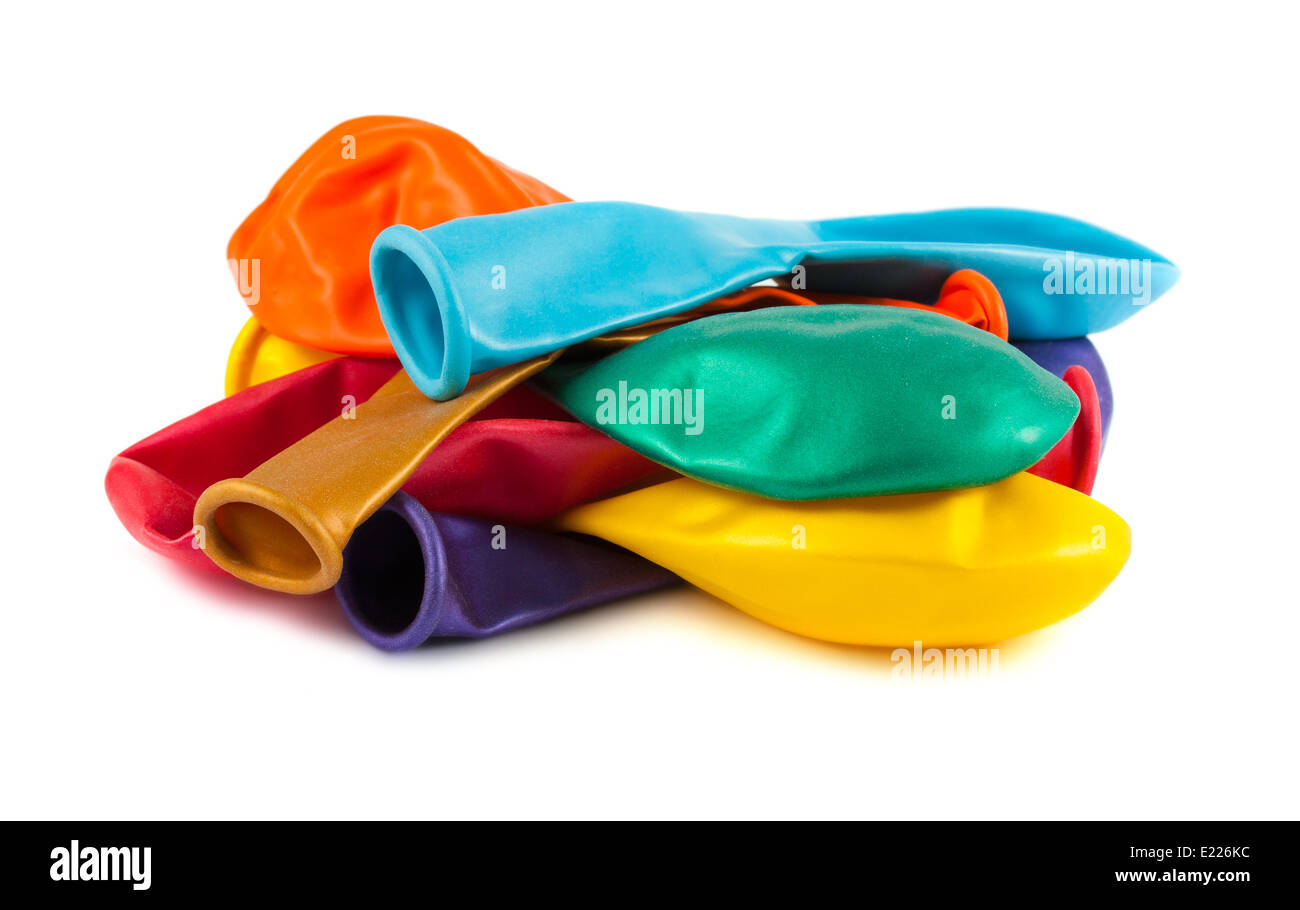 Colorful empty balloons Stock Photo - Alamy