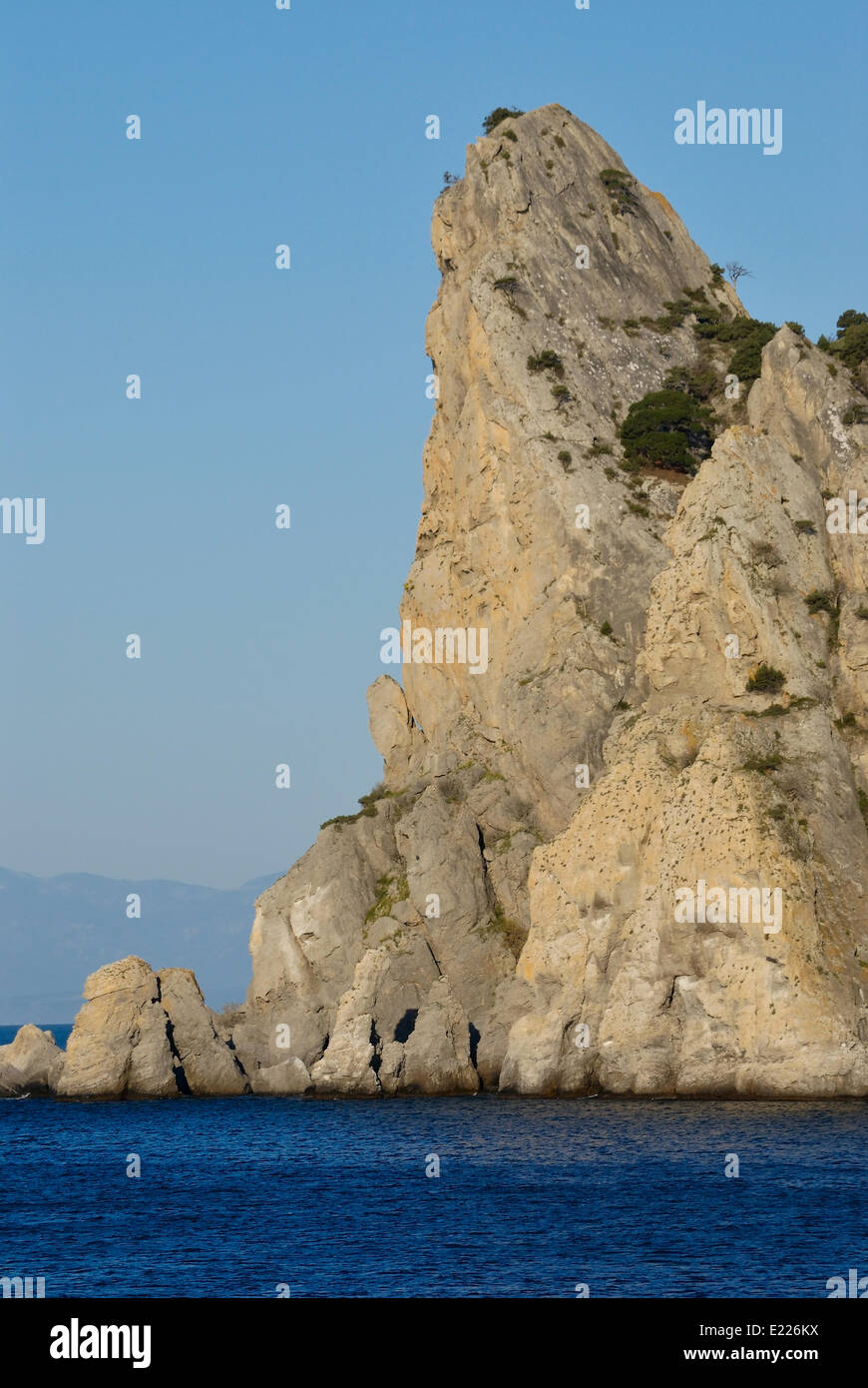 Blue Bay in Crimea. country Ukraine Stock Photo - Alamy
