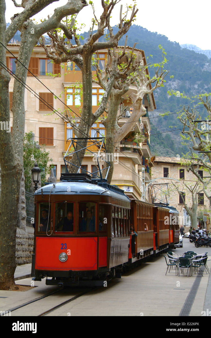 Soller train majorca hi-res stock photography and images - Alamy