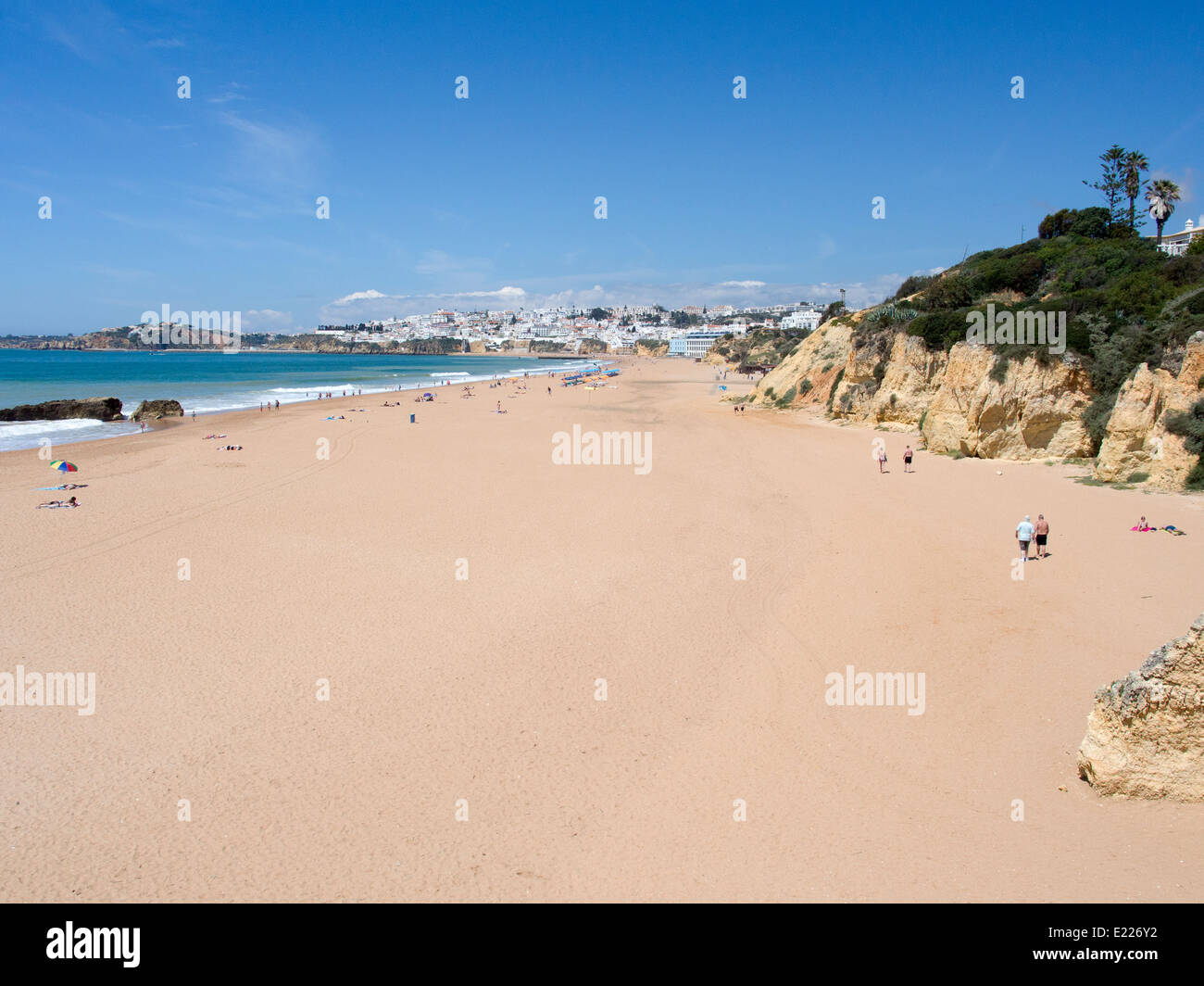 Albufeira beach view hi-res stock photography and images - Alamy
