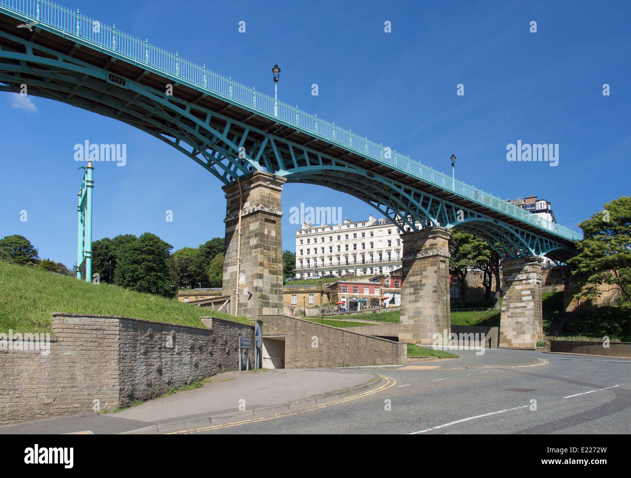 Spa Bridge Scarborough Yorkshire UK Stock Photo - Alamy
