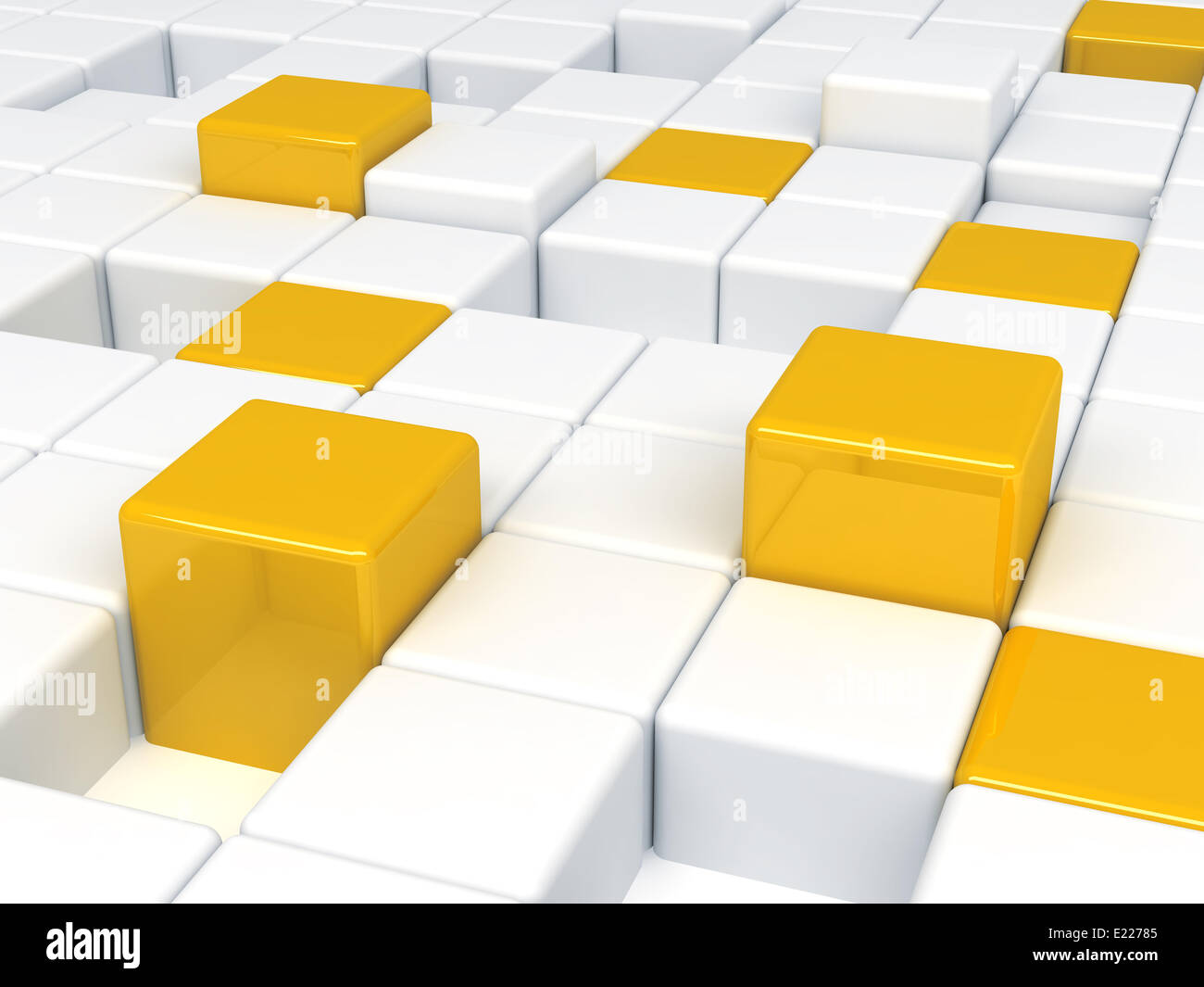 Plastic cubes row hi-res stock photography and images - Alamy