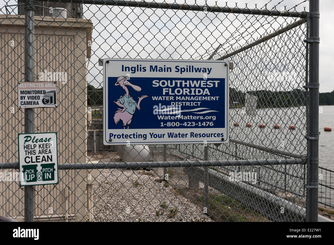 Inglis Main Spillway Dam Southwest Florida Water Management District ...
