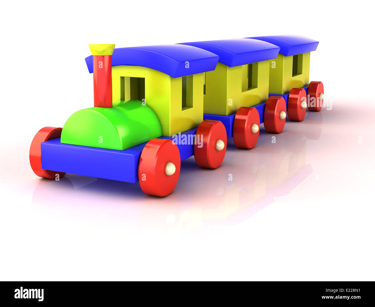 Yellow train carriage Cut Out Stock Images & Pictures - Alamy