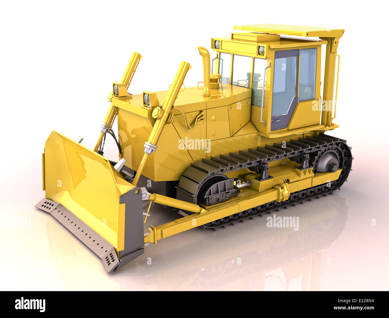 Bulldozer isolated hi-res stock photography and images - Alamy