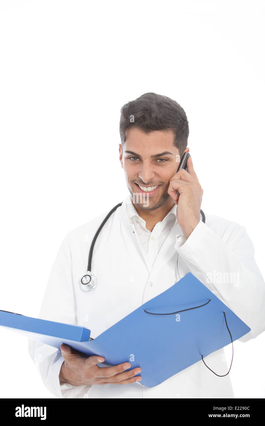 Doctor clinic patient phone hi-res stock photography and images - Alamy