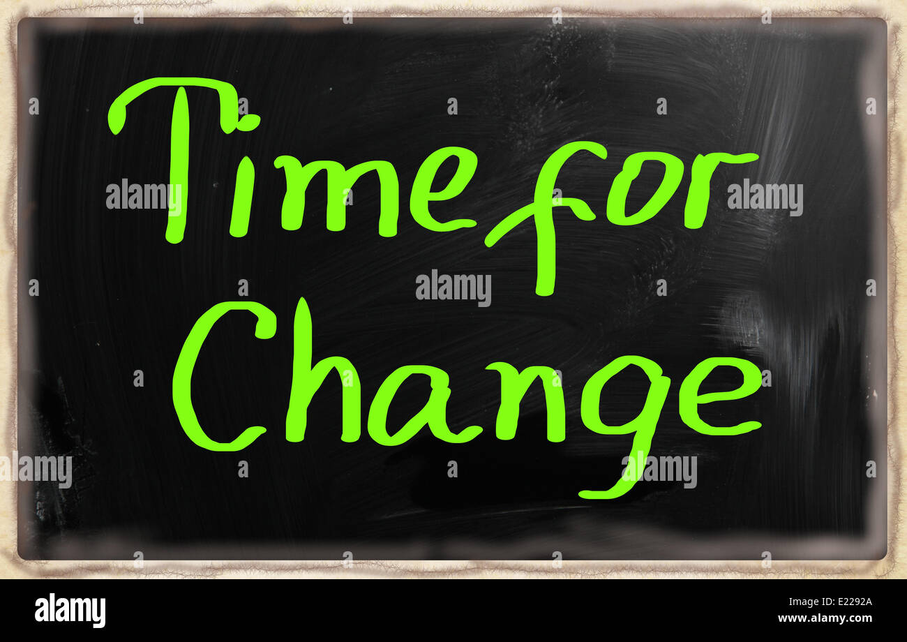 Time for change Stock Photo - Alamy
