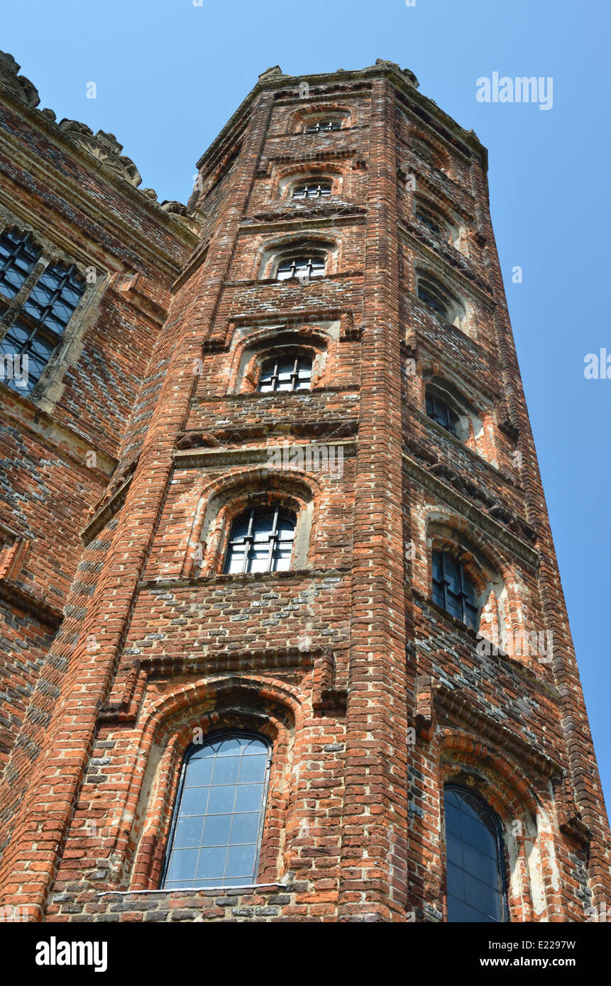 Tudor Brick tower Stock Photo - Alamy