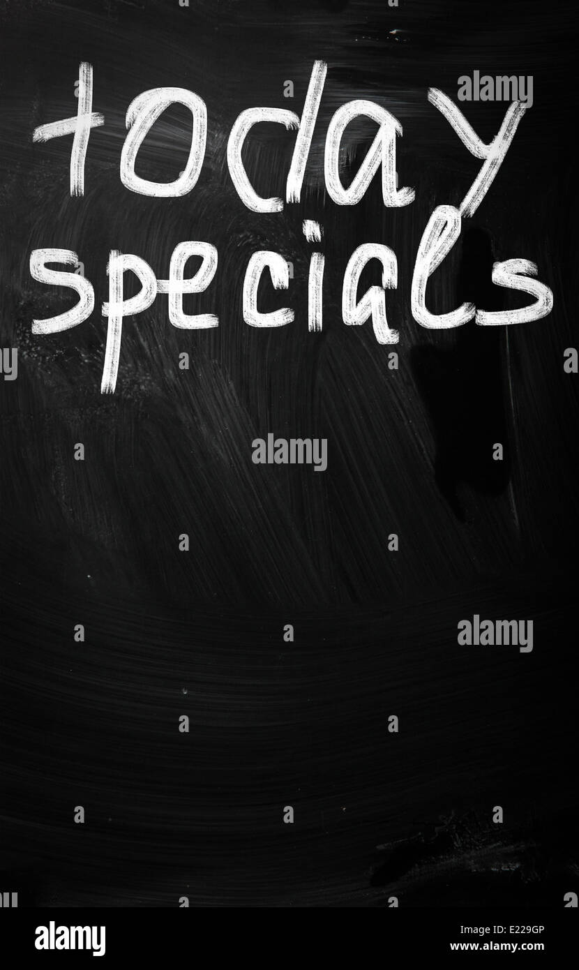Todays specials hi-res stock photography and images - Alamy
