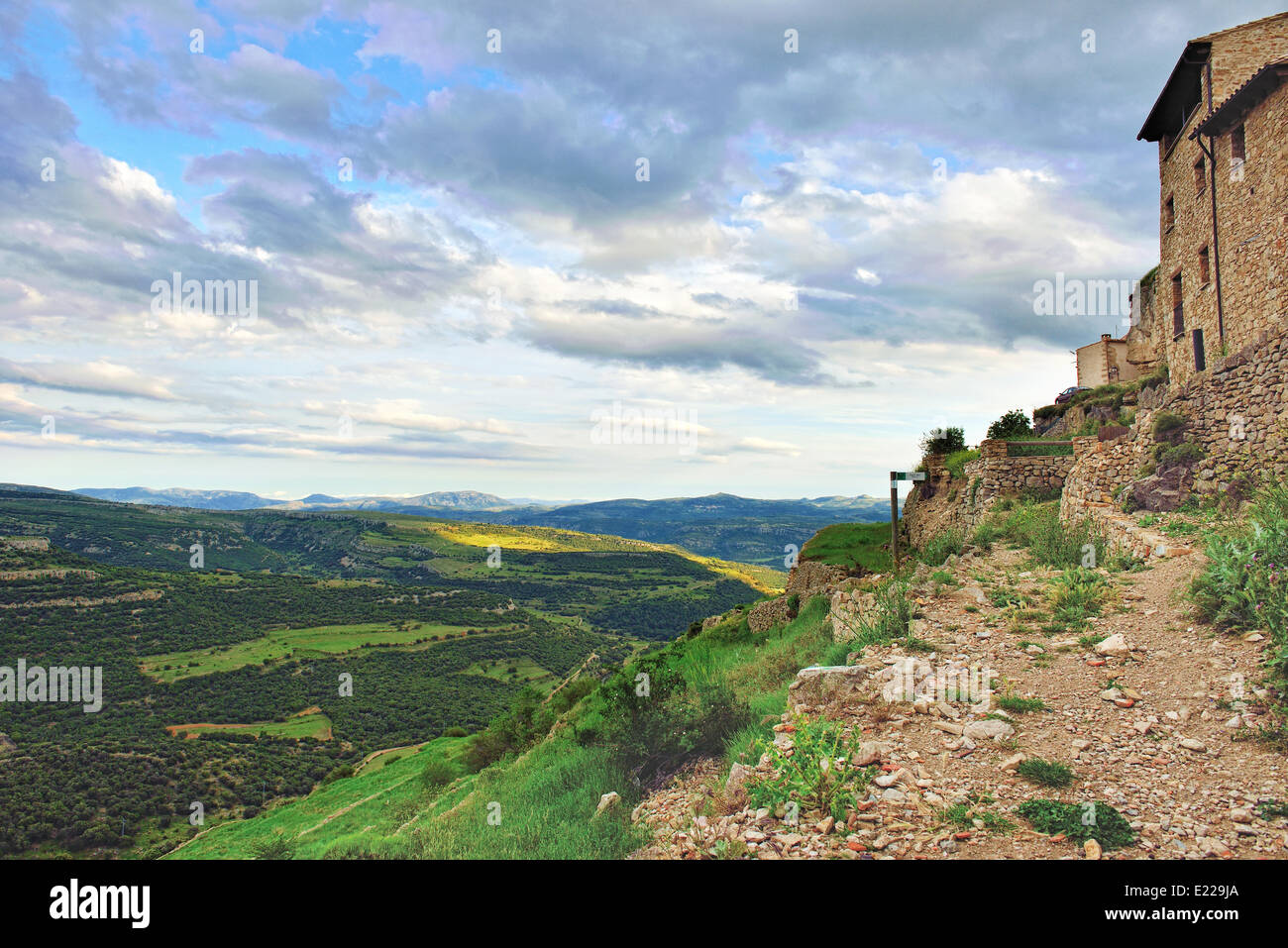 Town view historical mountain hi-res stock photography and images - Alamy