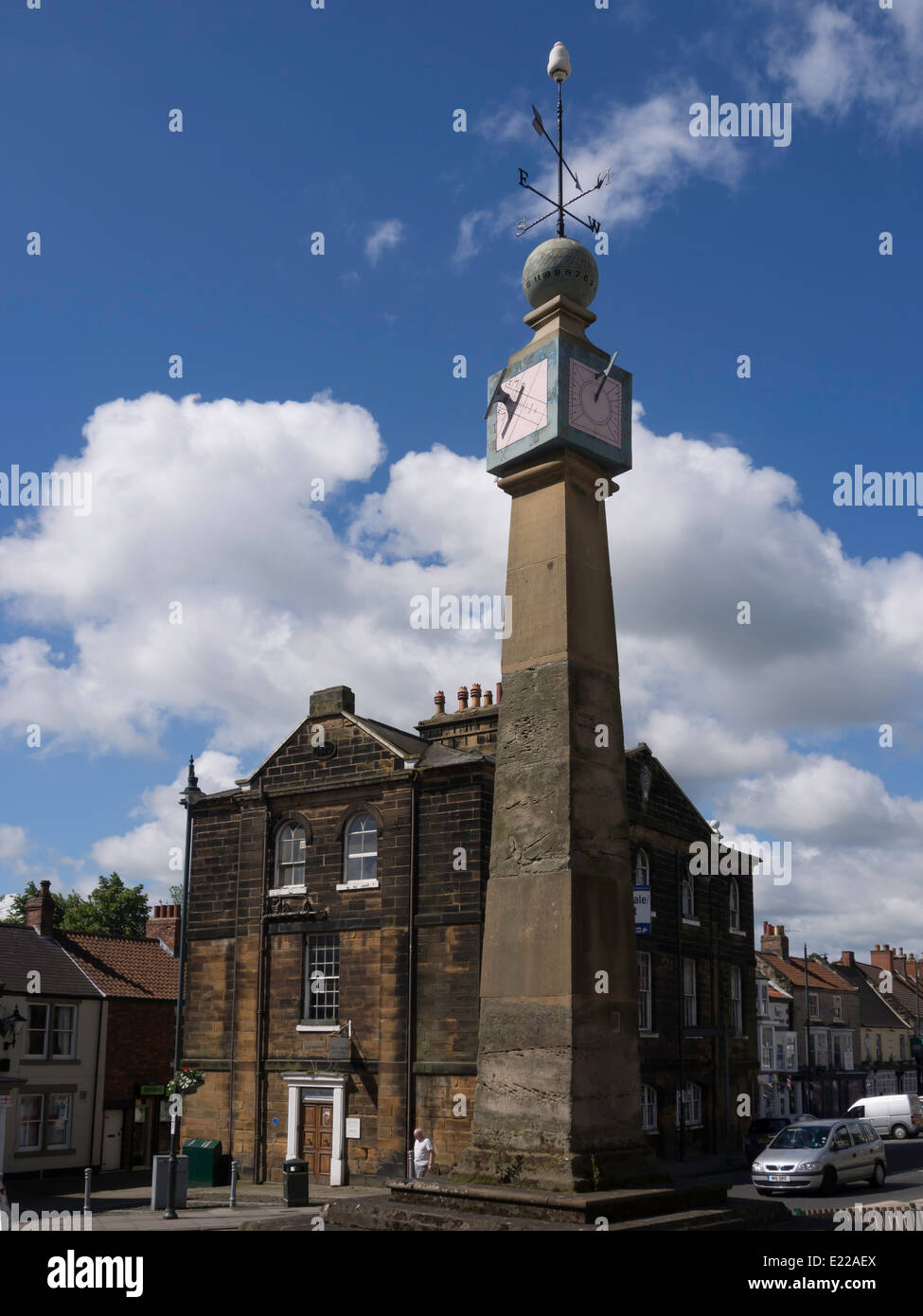 In Westgate the main street in Guisborough, the18th Century Market ...