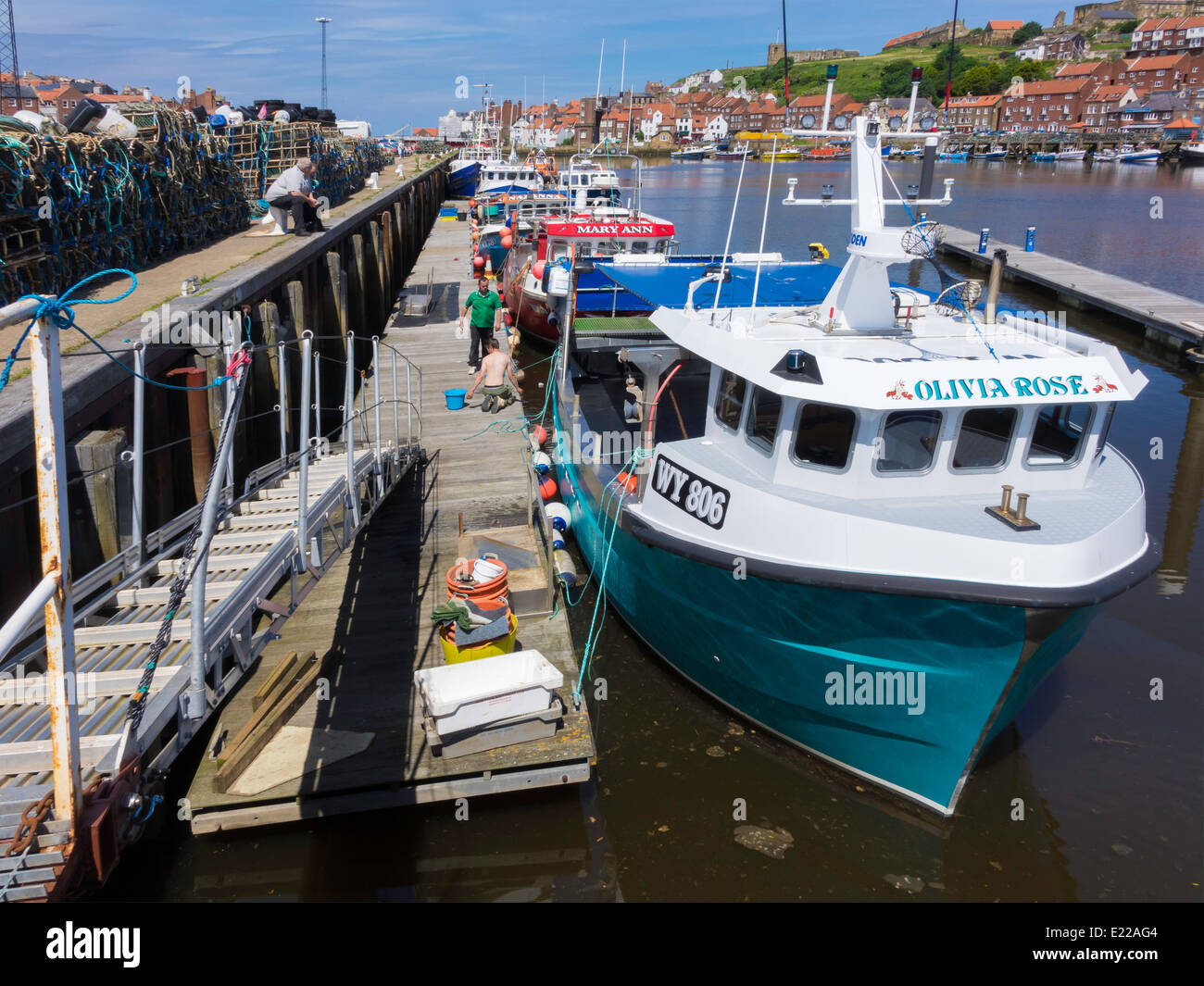 Fish harbour haul hi-res stock photography and images - Alamy