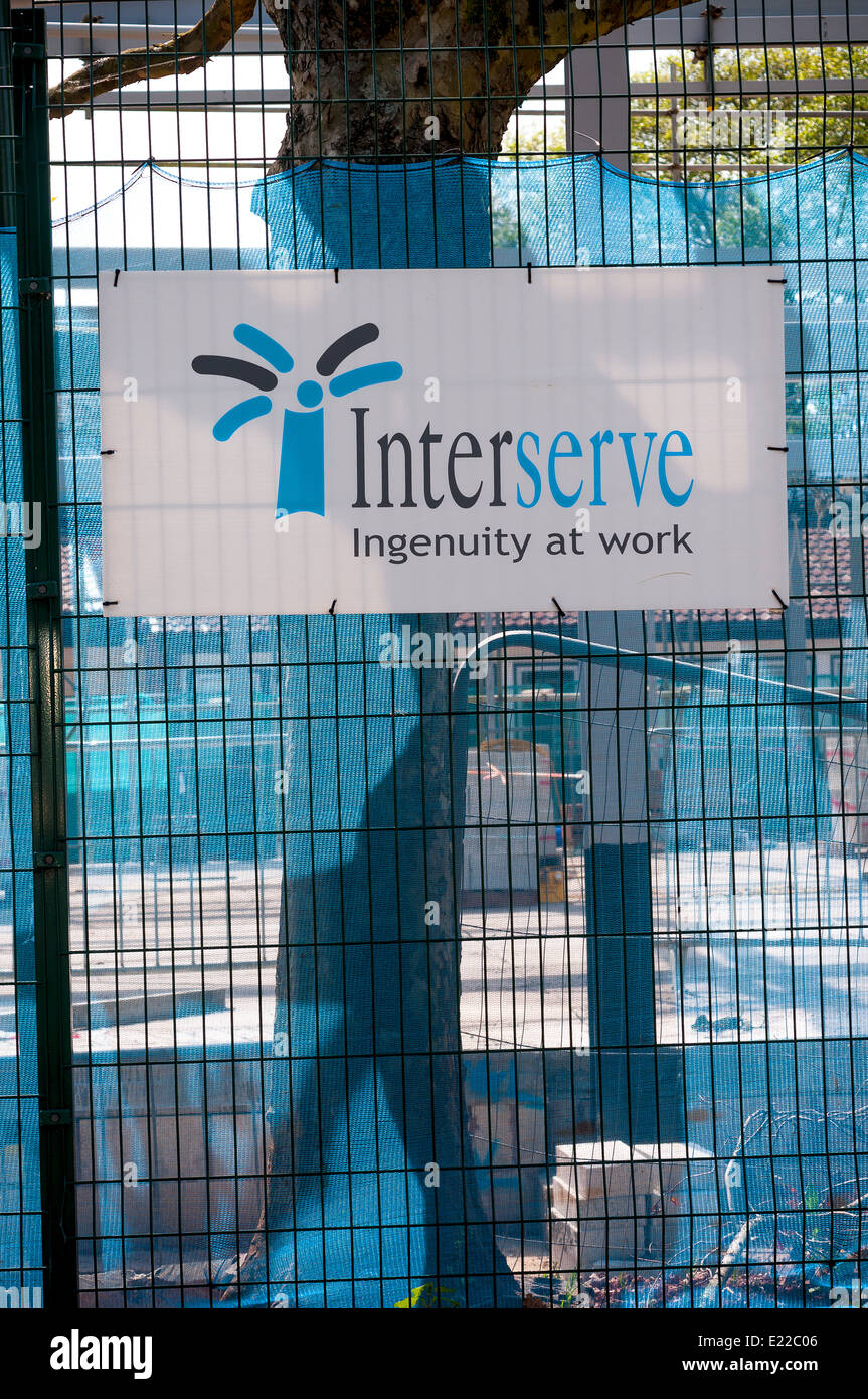 interserve, ingenuity at work,scaffold, rise, workers, square, housing ...