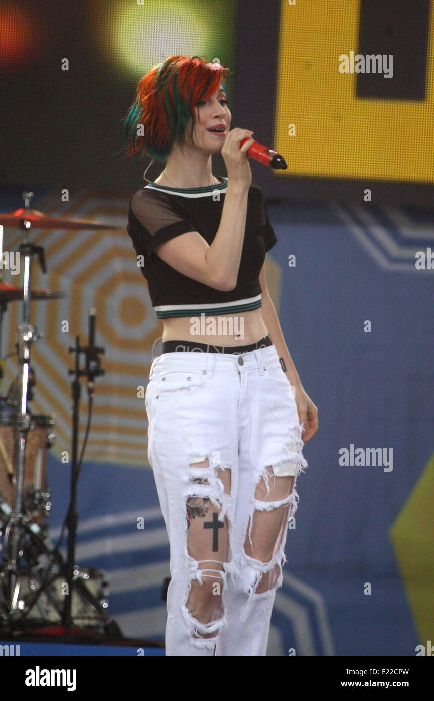 New York, New York, USA. 13th June, 2014. Singer HALEY WILLIAMS from ...