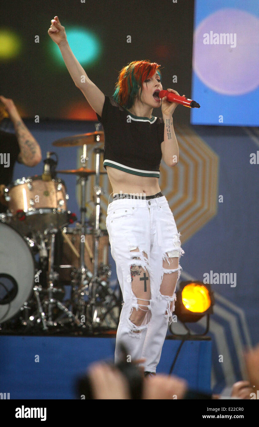 New York, New York, USA. 13th June, 2014. Singer HALEY WILLIAMS from ...