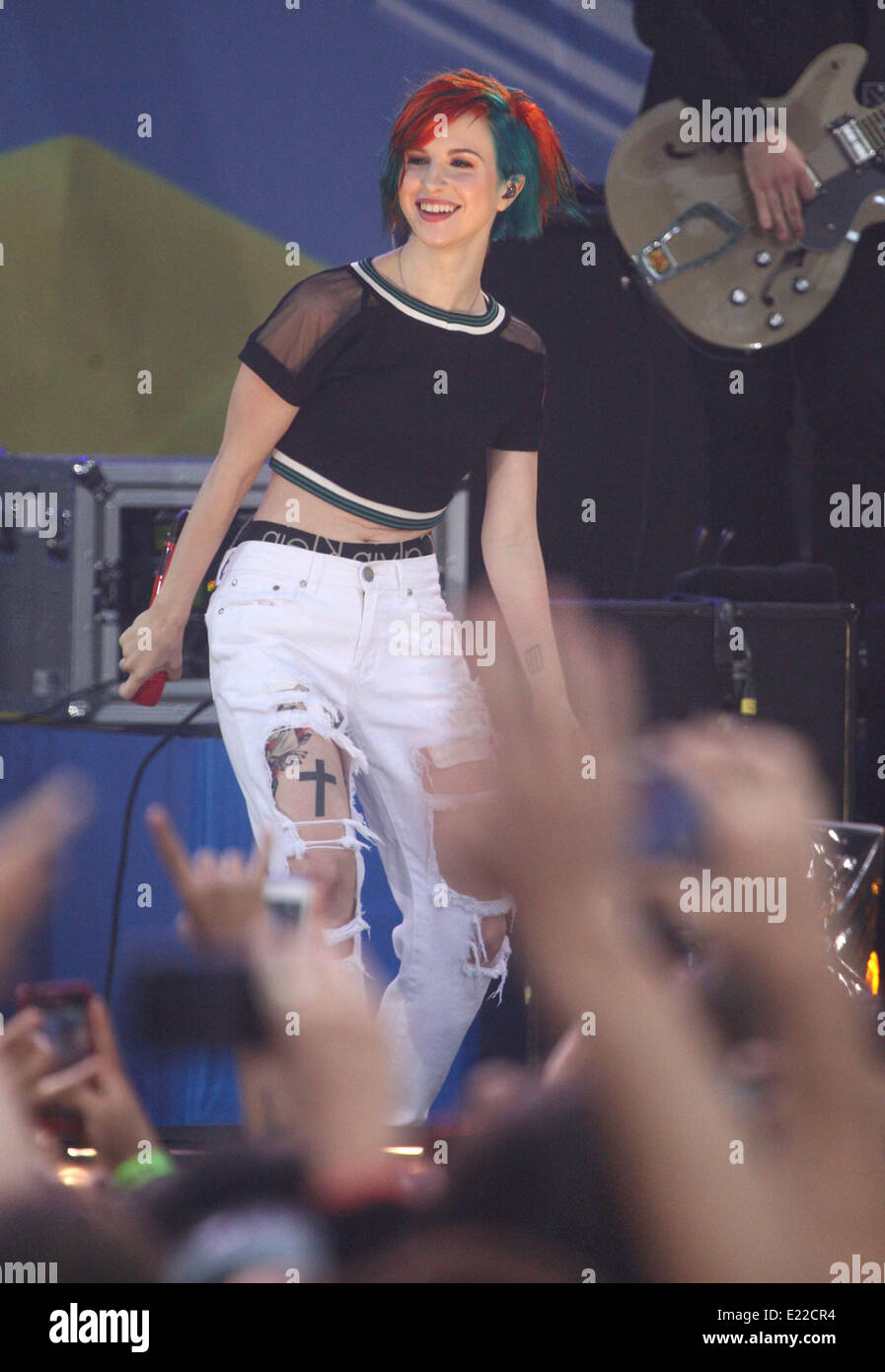 New York, New York, USA. 13th June, 2014. Singer HALEY WILLIAMS from ...