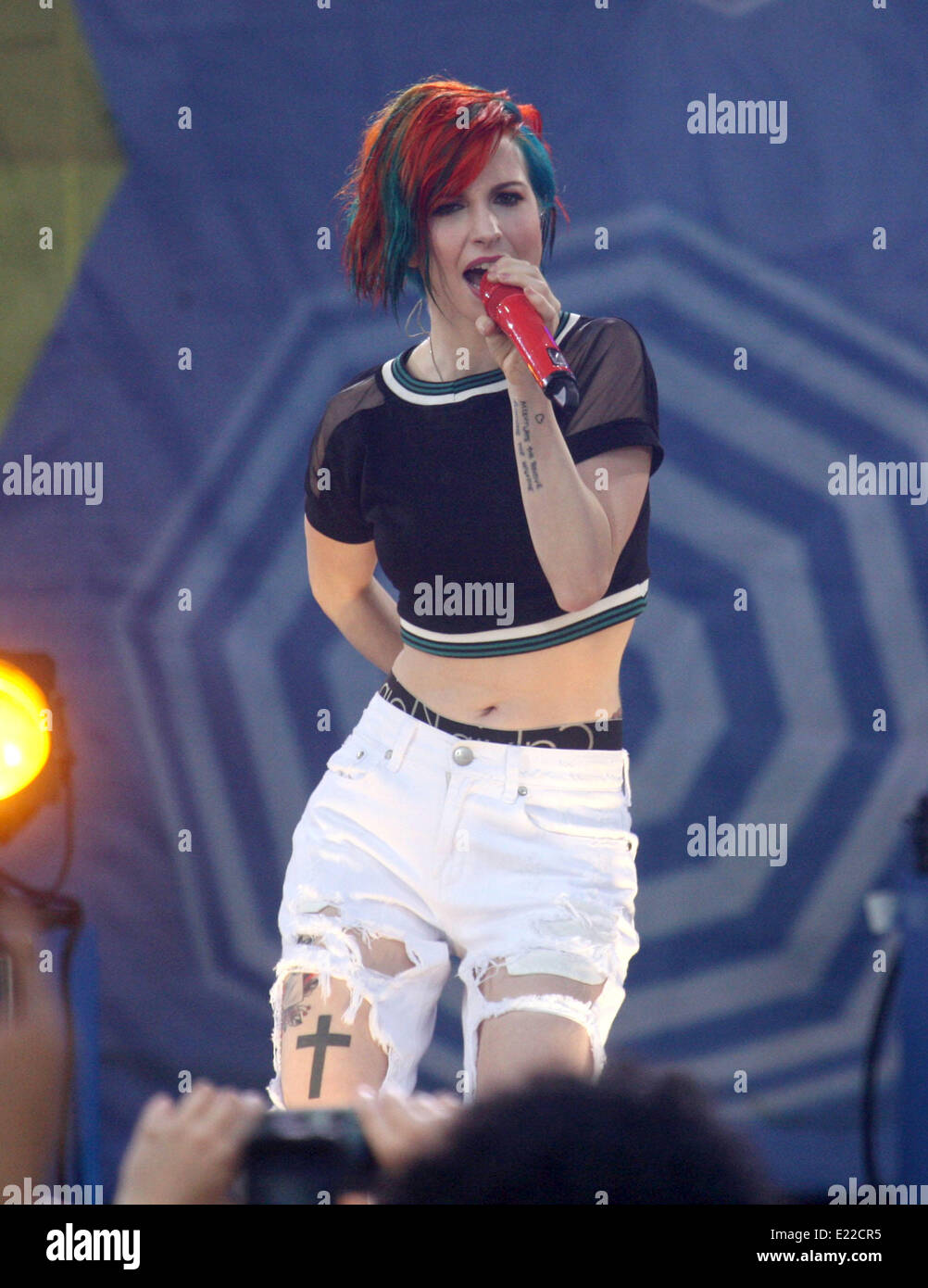 New York, New York, USA. 13th June, 2014. Singer HALEY WILLIAMS from ...