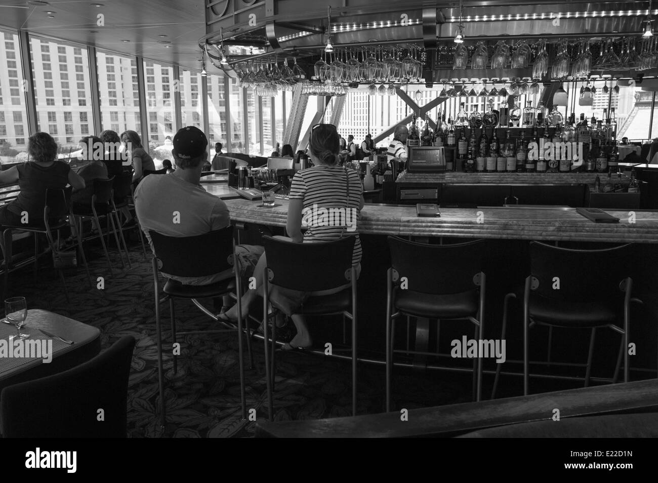 Hotel eating Black and White Stock Photos & Images - Alamy