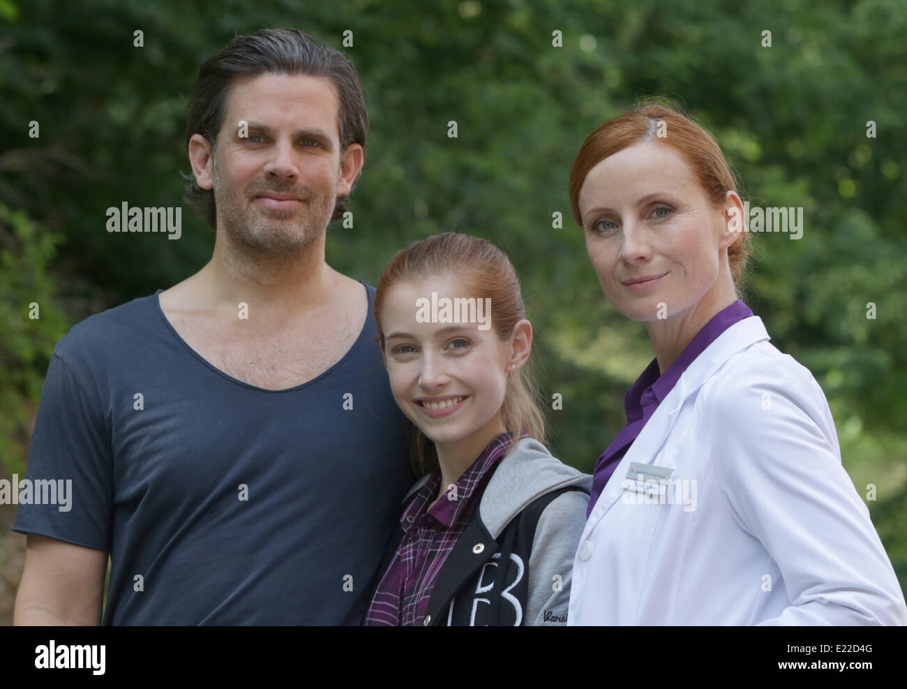 Berlin, Germany. 10th June, 2014. German actors Steffen Groth and Anna ...