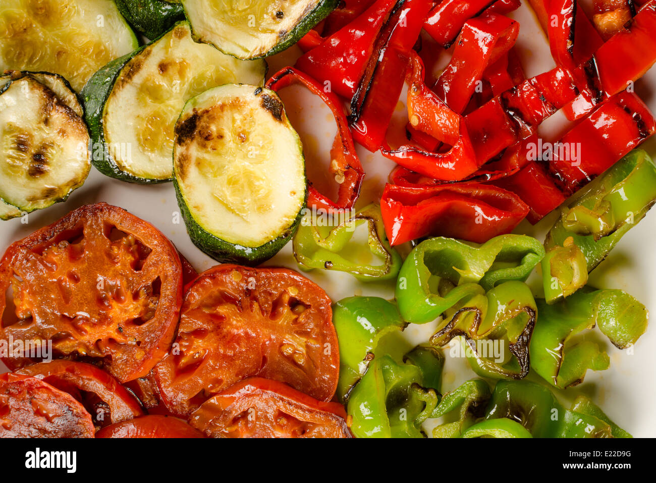 Full frame take of some freshly braised vegetables Stock Photo - Alamy