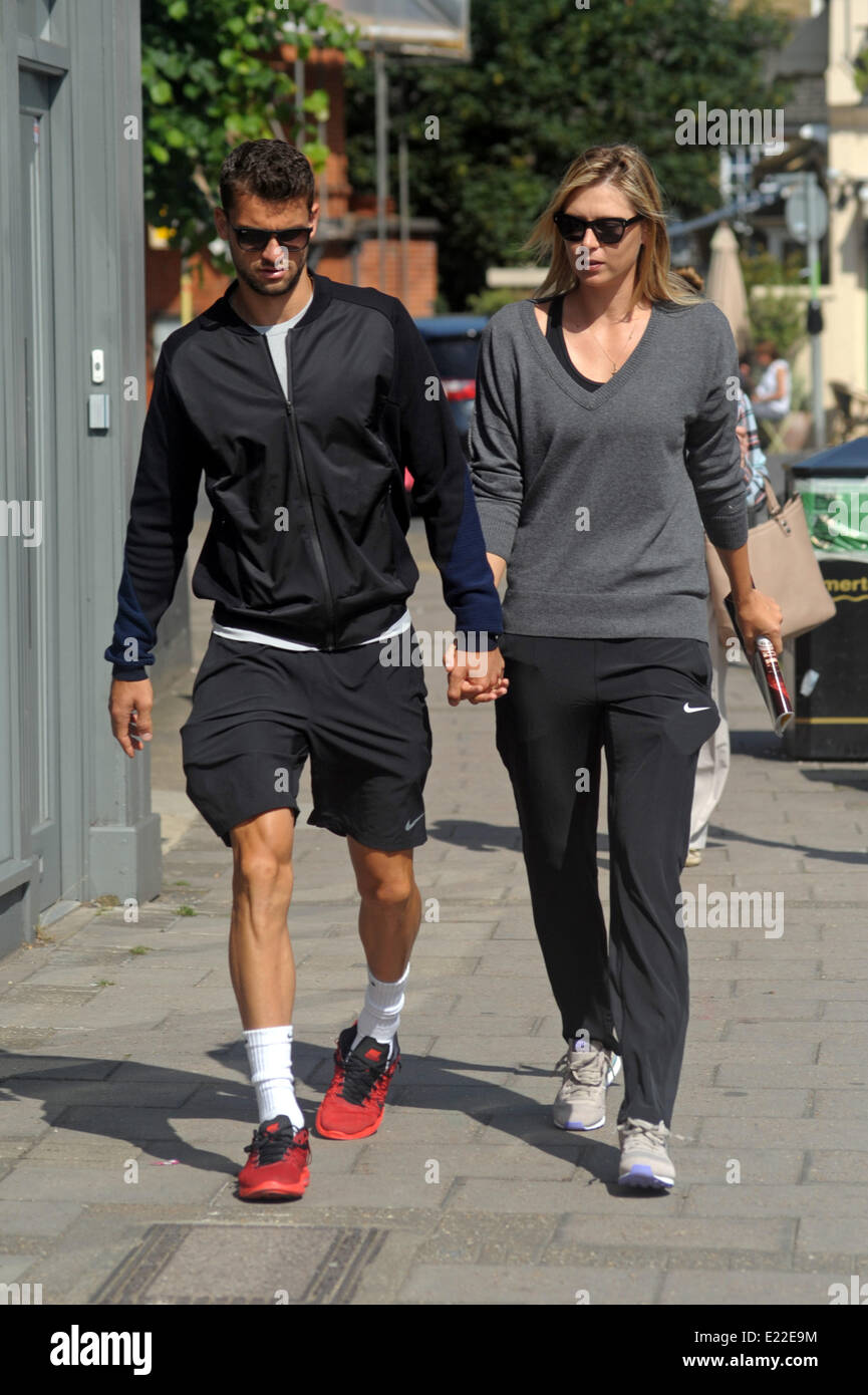 Maria sharapova grigor dimitrov hi-res stock photography and images - Alamy