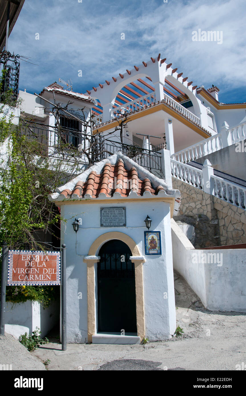 Sedella malaga spain spanish historic white village hi-res stock ...
